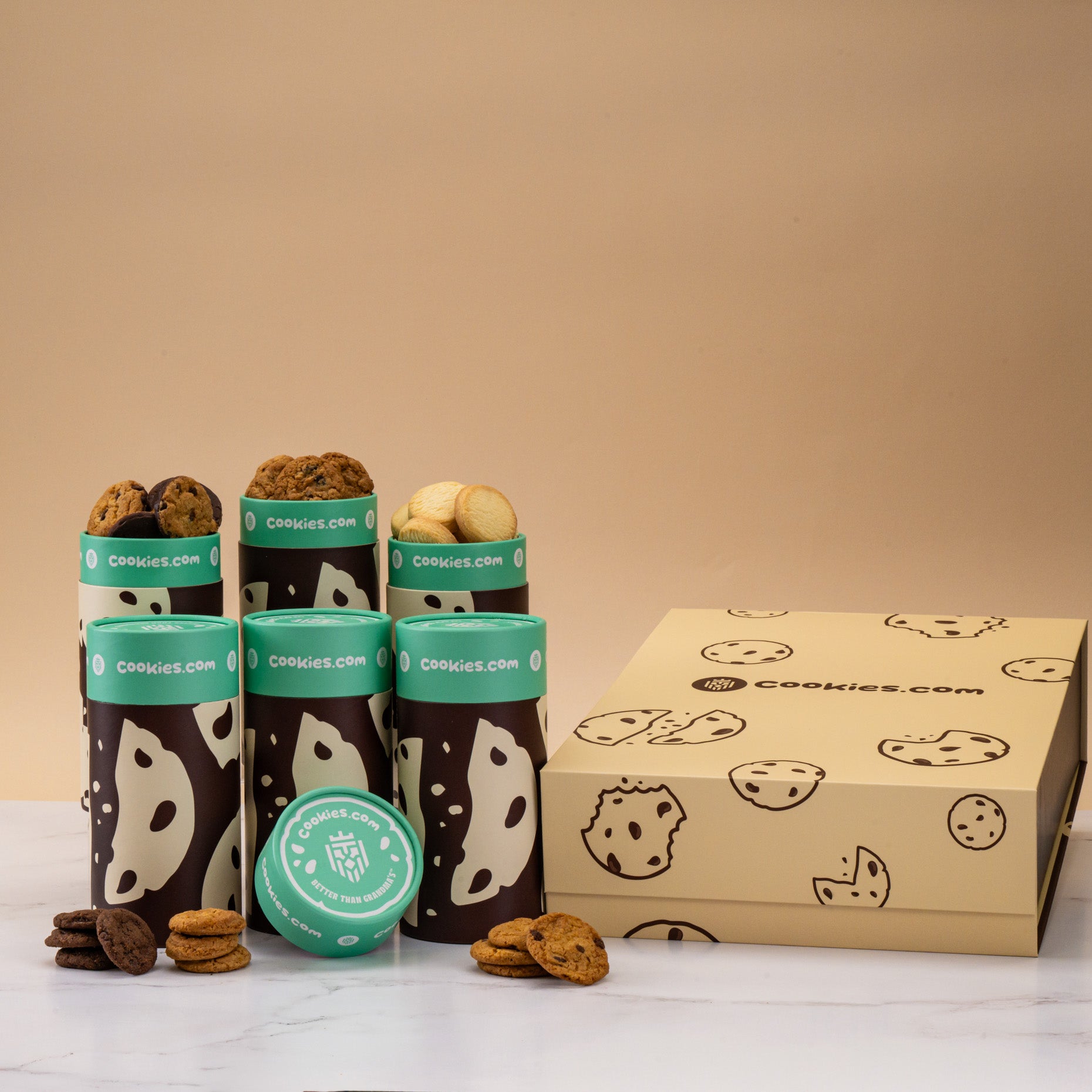 Best Sellers - 6 Tube Gift Box – Cookies.com
